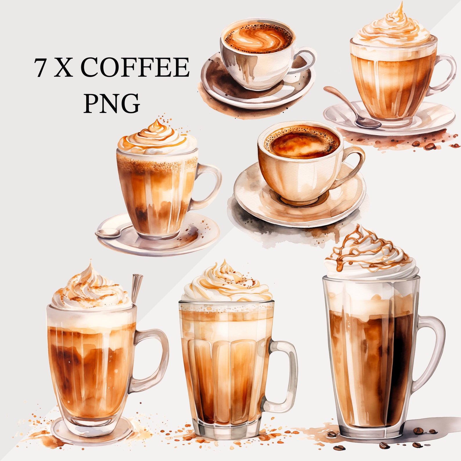 Watercolor Coffee Png, Coffee Clipart, Transparent PNG, Png Clipart ...