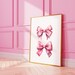 Watercolor Bow Clipart Set, Pink Bow Png, Transparent PNG, Png Clipart ...