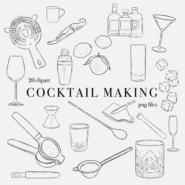 Cocktail Art - Etsy