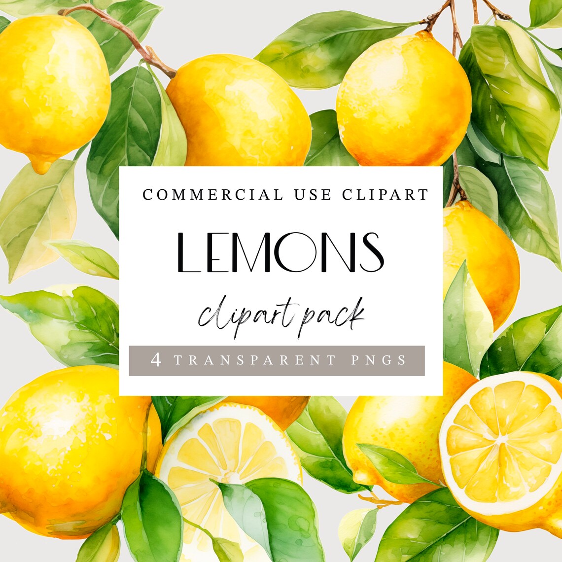Watercolor Lemon Png, Fruit Clipart, Transparent PNG, Png Clipart, 300 ...