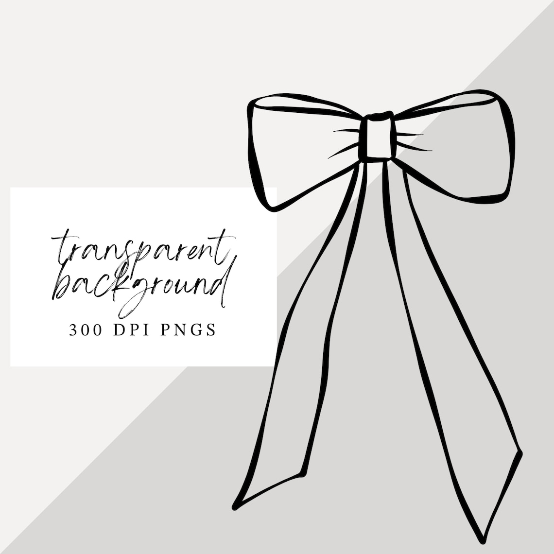 Line Illustration Bow Clipart Set, Bow PNG / SVG, Svg Clipart, Png ...