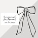 Line Illustration Bow Clipart Set, Bow PNG / SVG, Svg Clipart, Png ...
