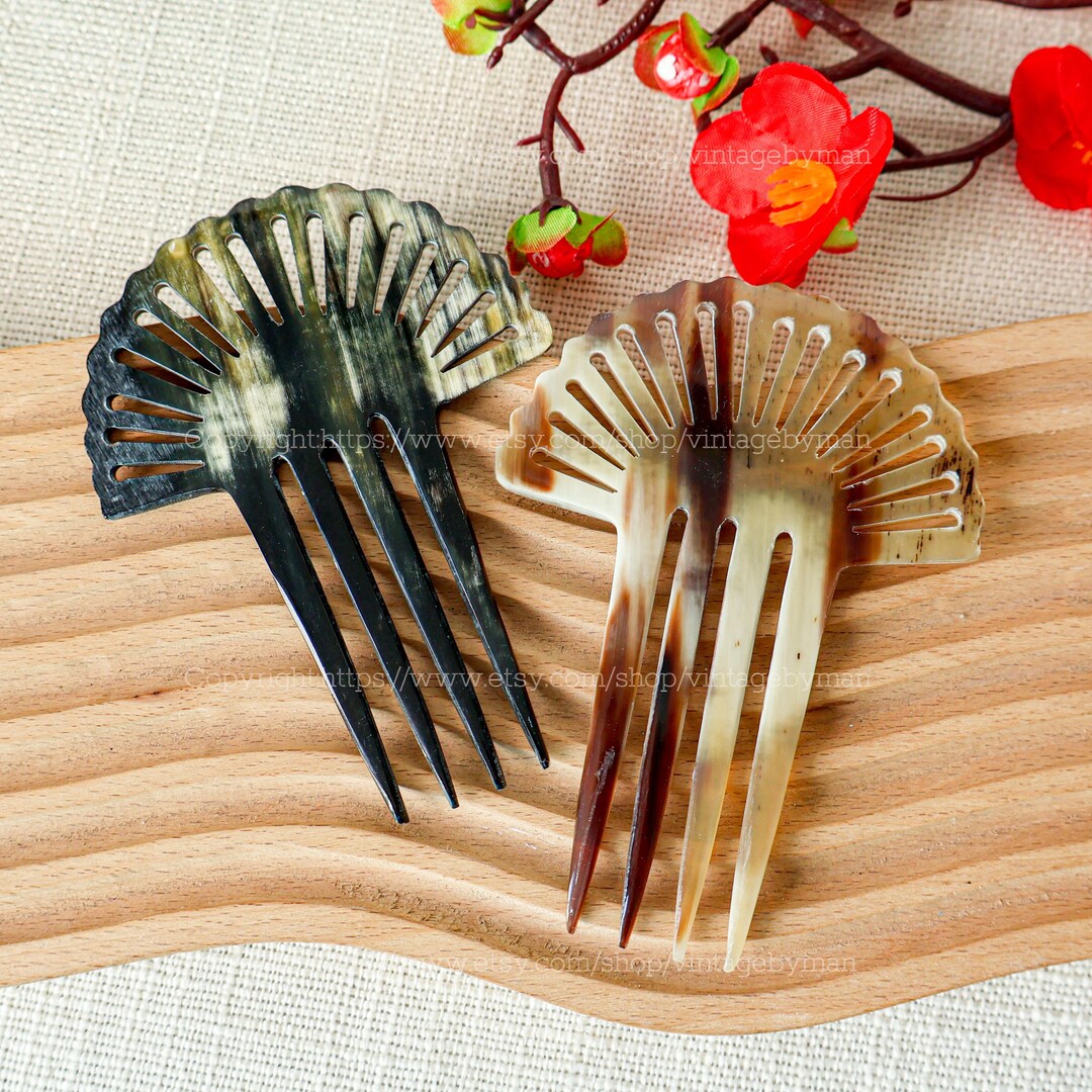 Horquilla personalizada de cuerno de búfalo natural auténtico de 4 ...