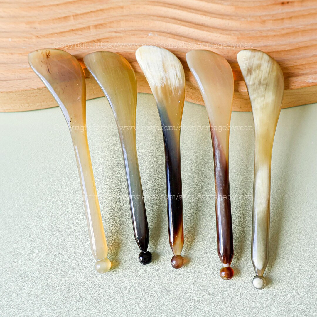Genuine Natural Buffalo Horn Massage Tool Blood Circulation, Mosaic ...