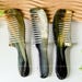 Handcraft Buffalo Horn Comb, Eco-friendly Wide Tooth Comb Super Thick ...