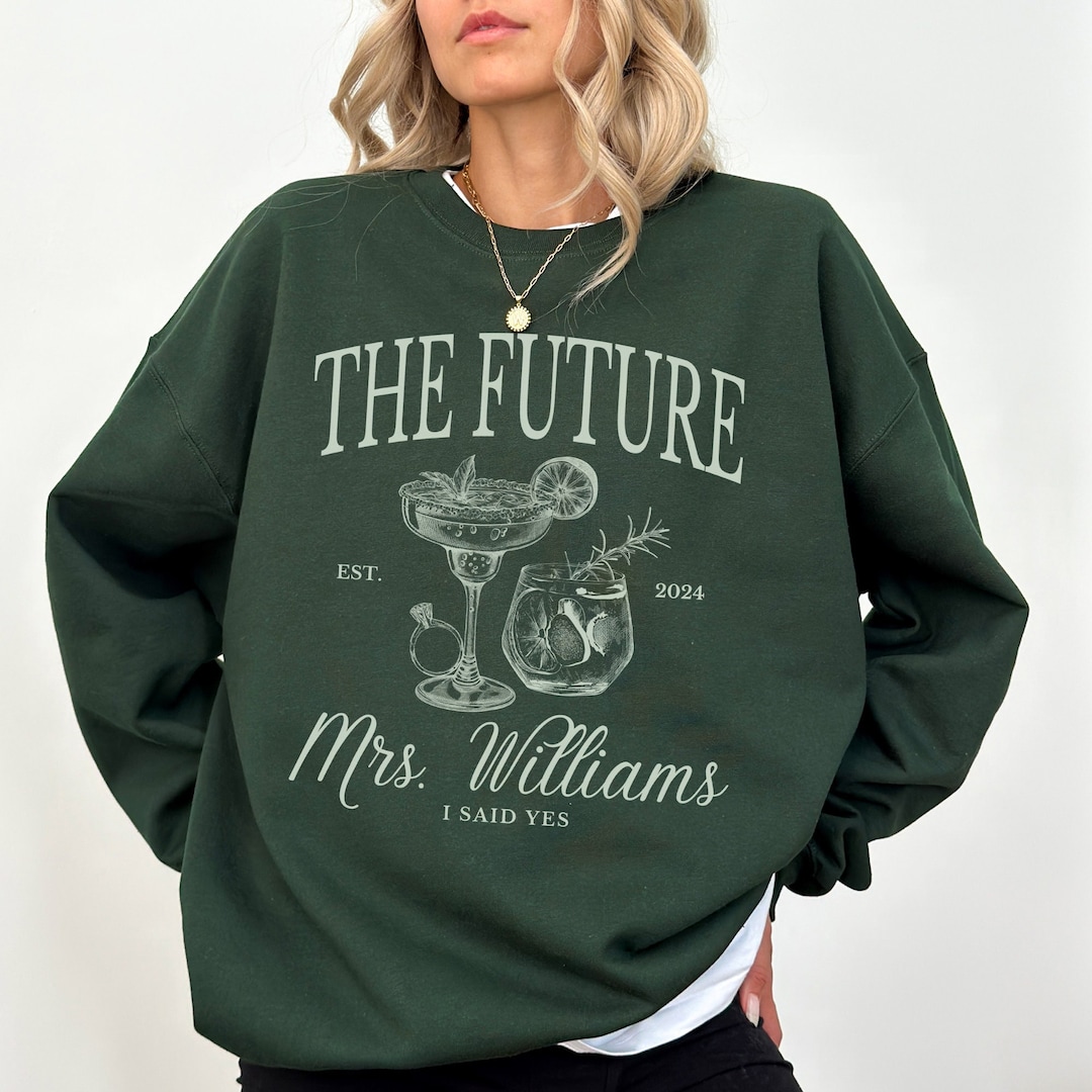 Future Mrs Sweatshirt, Custom Bride Gift, Bride to Be Sweatshirt, Newly ...