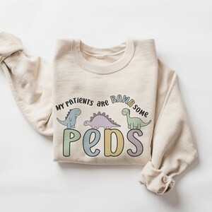 Pediatric Nurse Sweatshirt, Peds Nurse Sweater, Pediatrician Gift ...