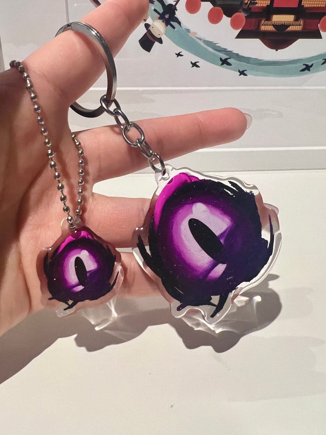 Valorant Reyna Eye Ball Keychain - Etsy