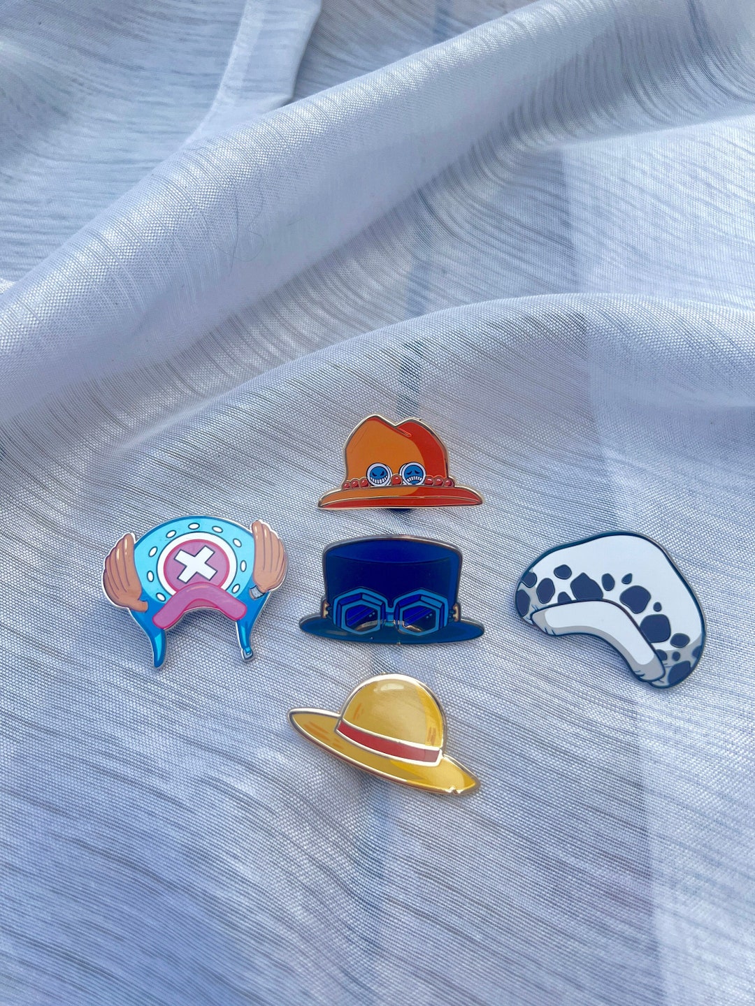 One Piece Hats Enamel Pins - Etsy