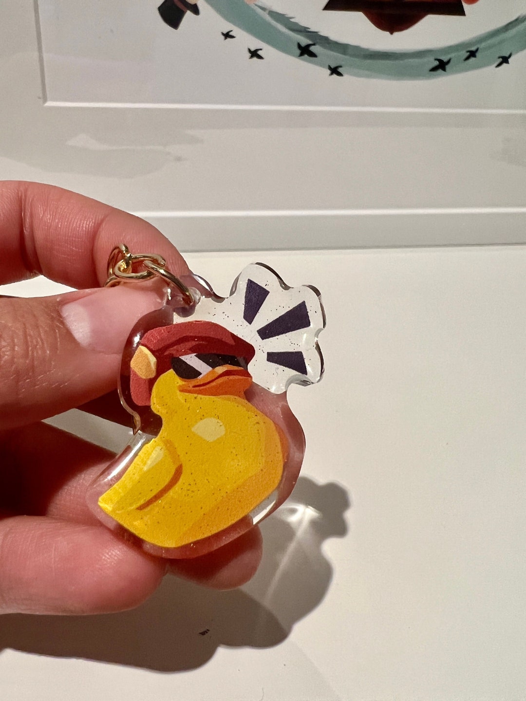 Brimmy Duck Keychain - Etsy