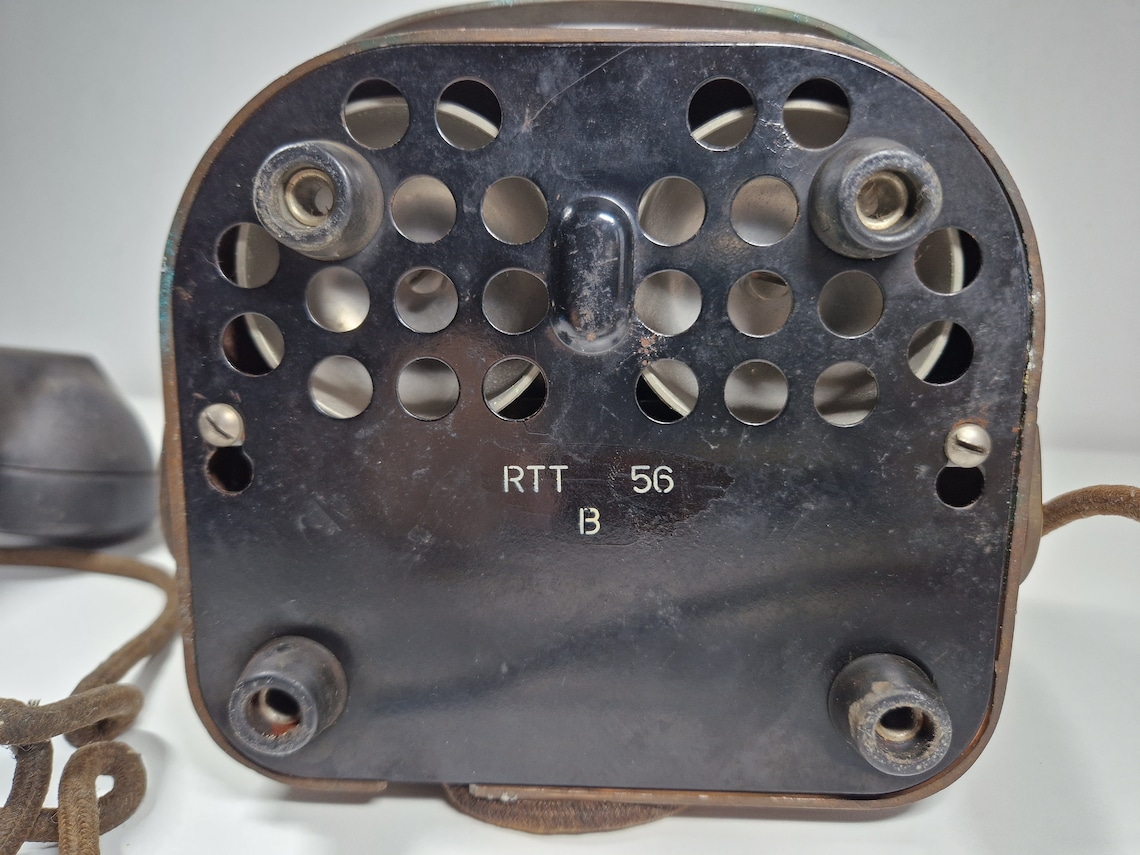 RTT 56B Copper Rotary Dial Table Vintage Desk Telephone Old - Etsy