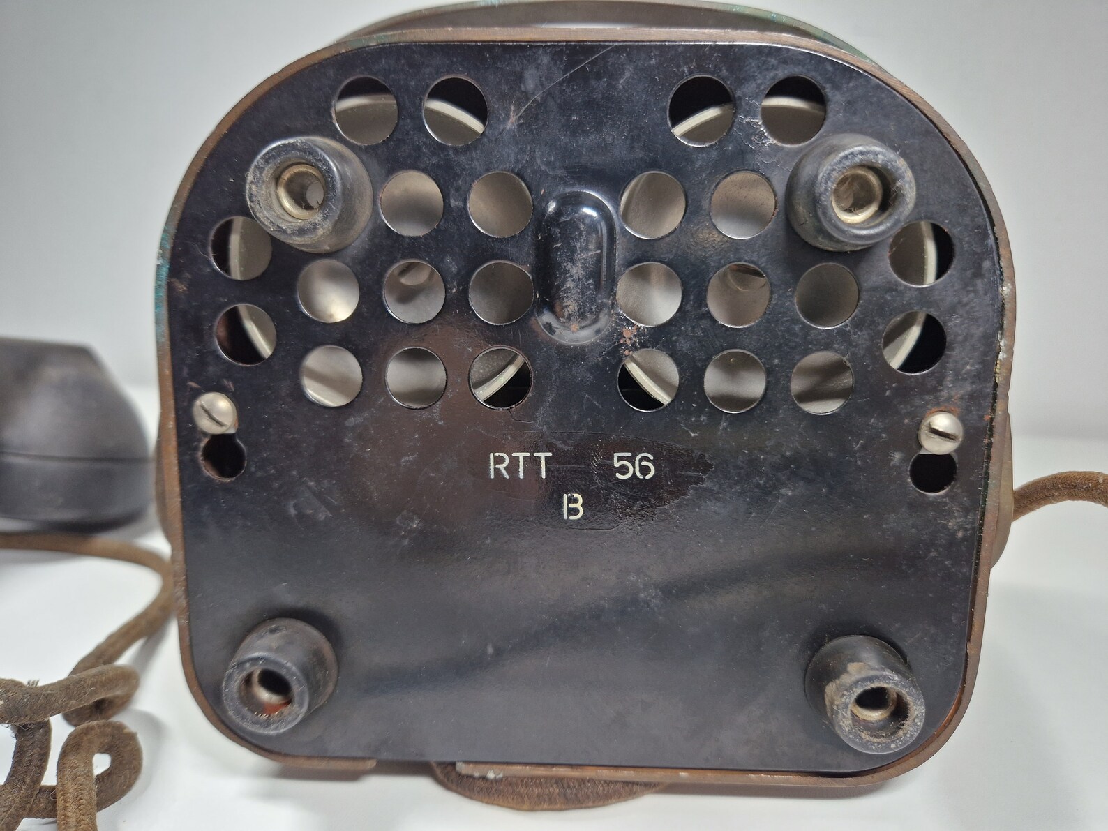 RTT 56B Copper Rotary Dial Table Vintage Desk Telephone, Old With ...