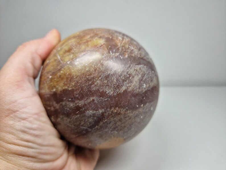 Large Marble Ball, Gemstone Ball Made of Marble, Natural Stone, Crystal ...