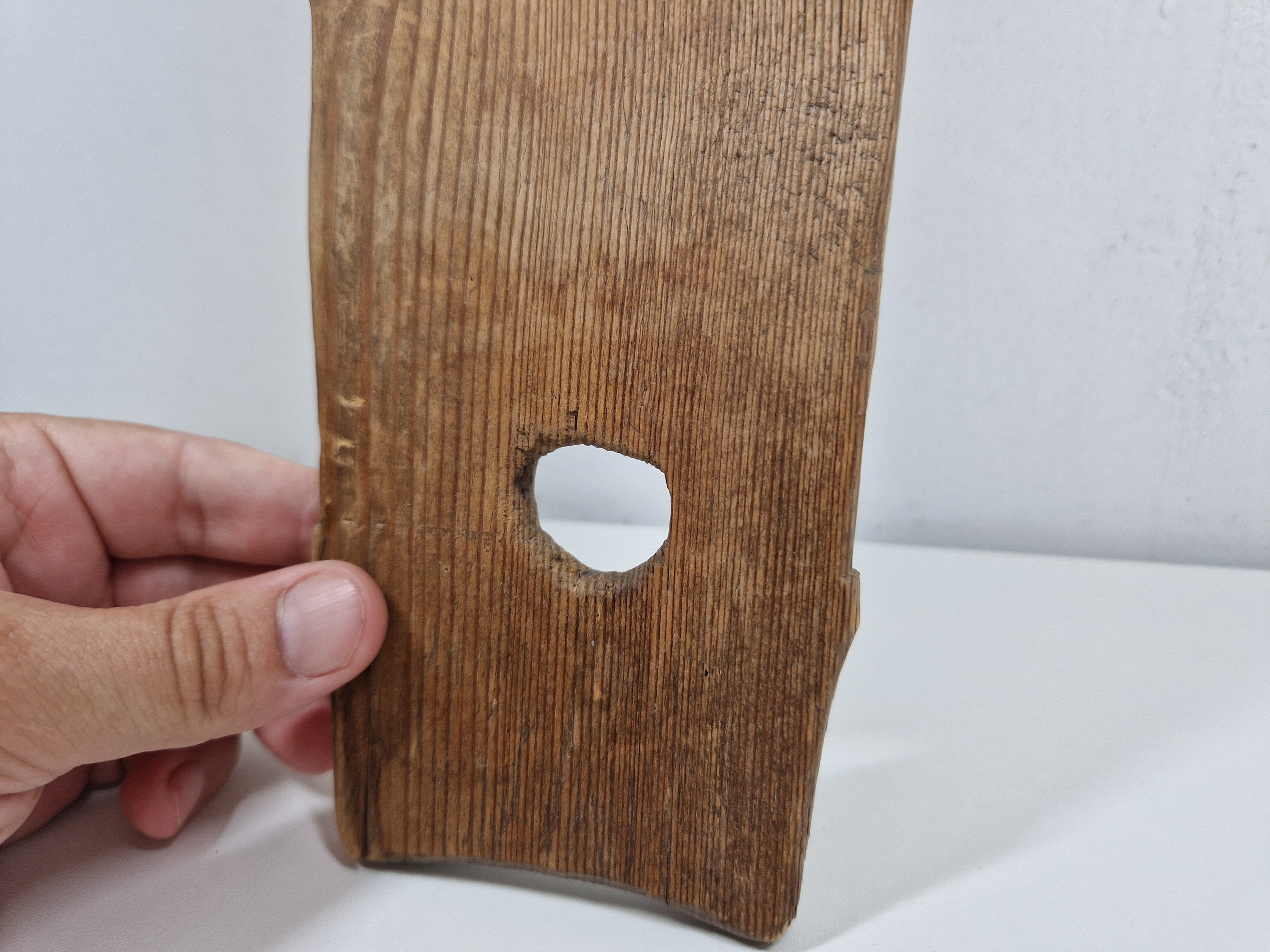 Antique Swedish Wooden Wool Comb for Two Hands, Flax Hackle, Large Old ...