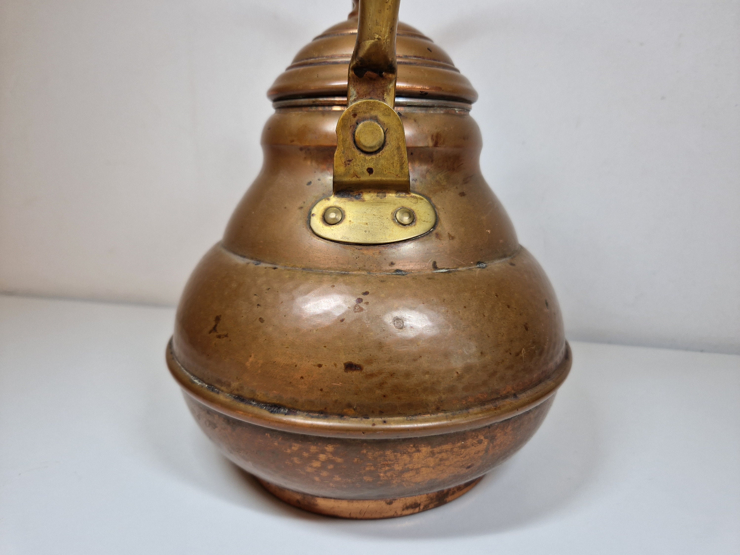Copper Tea Kettle Vintage, Vintage Copper Kettle, Belgium Teapot ...