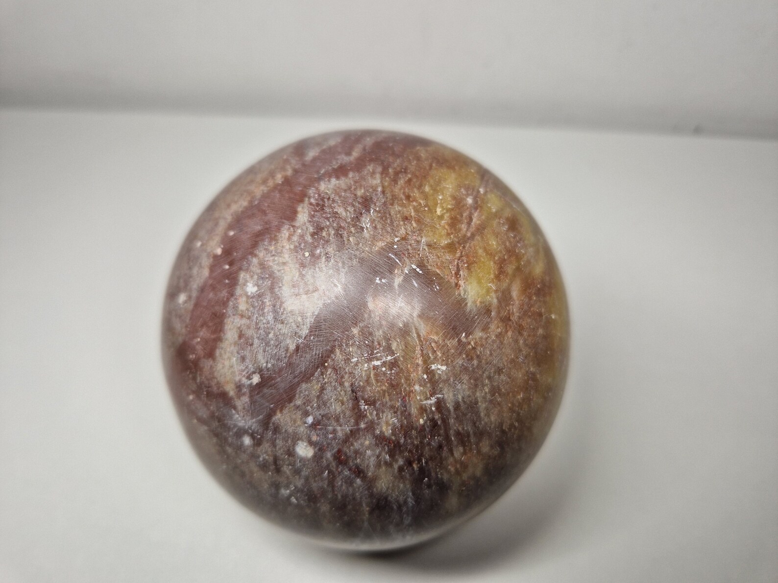 Large Marble Ball, Gemstone Ball Made of Marble, Natural Stone, Crystal ...