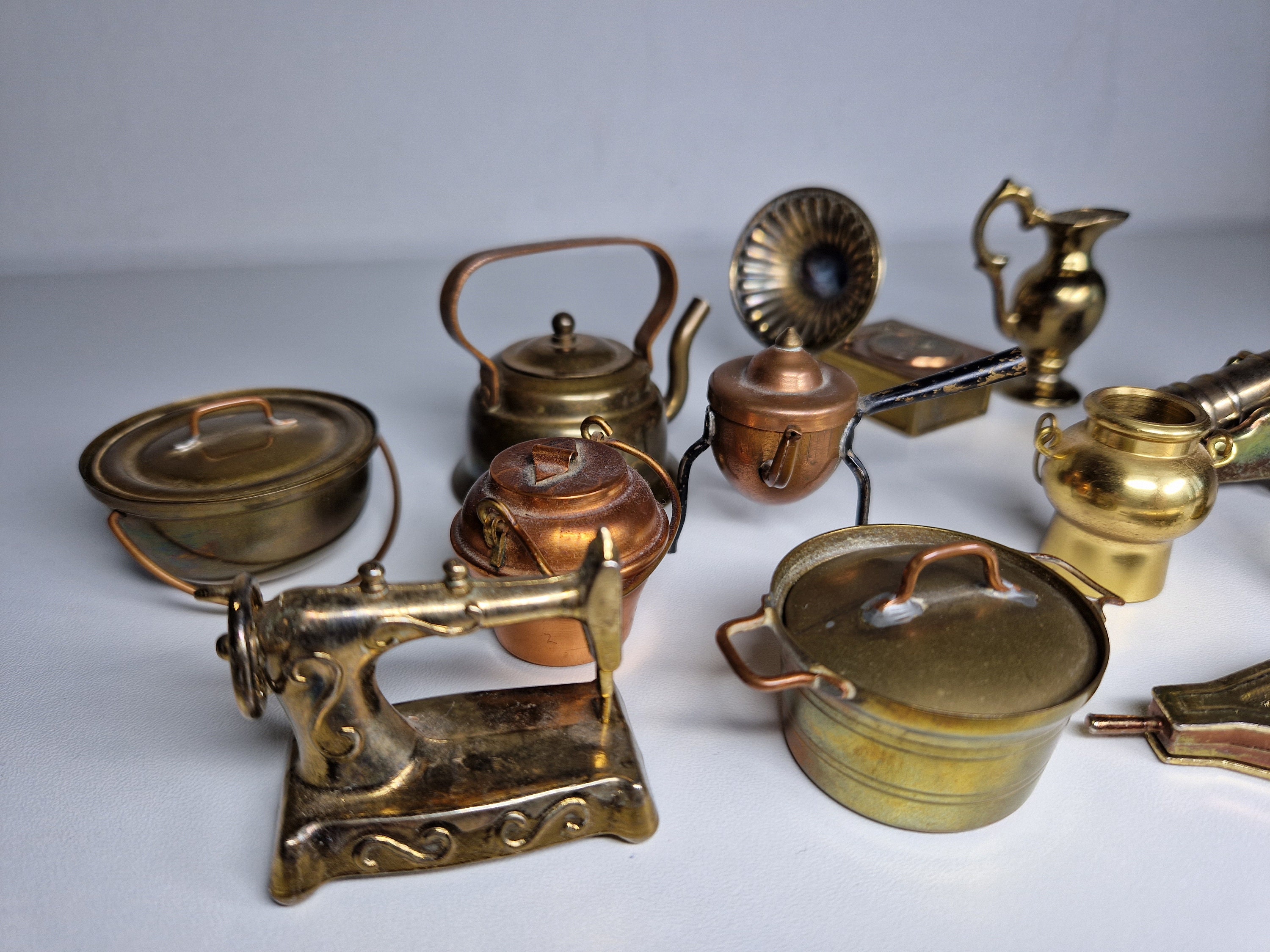 Vintage Collection of Metal Miniatures, Made in England Miniatures ...
