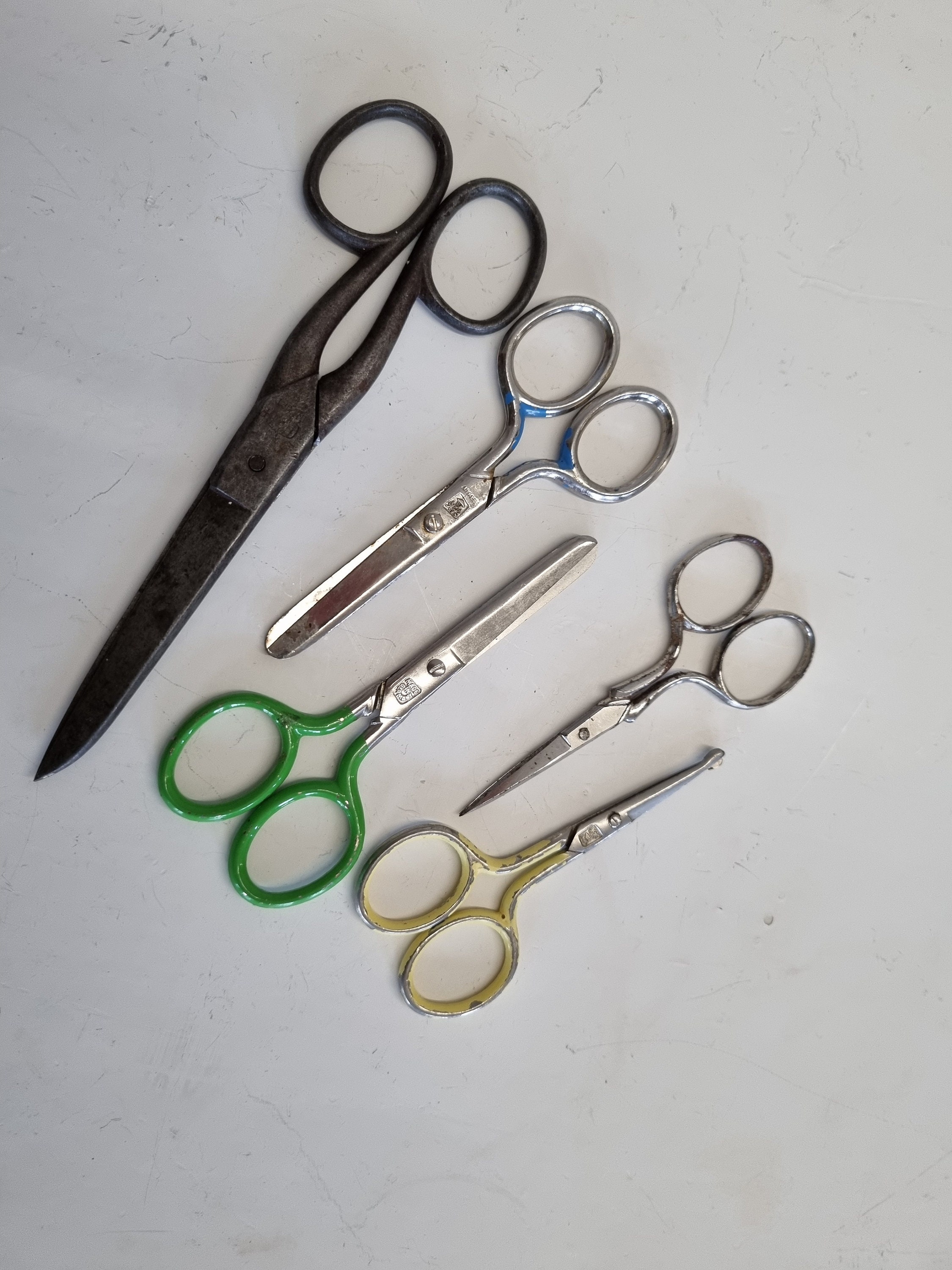 Vintage Scissor Collection, German Scissors, Working, Old Scissor ...