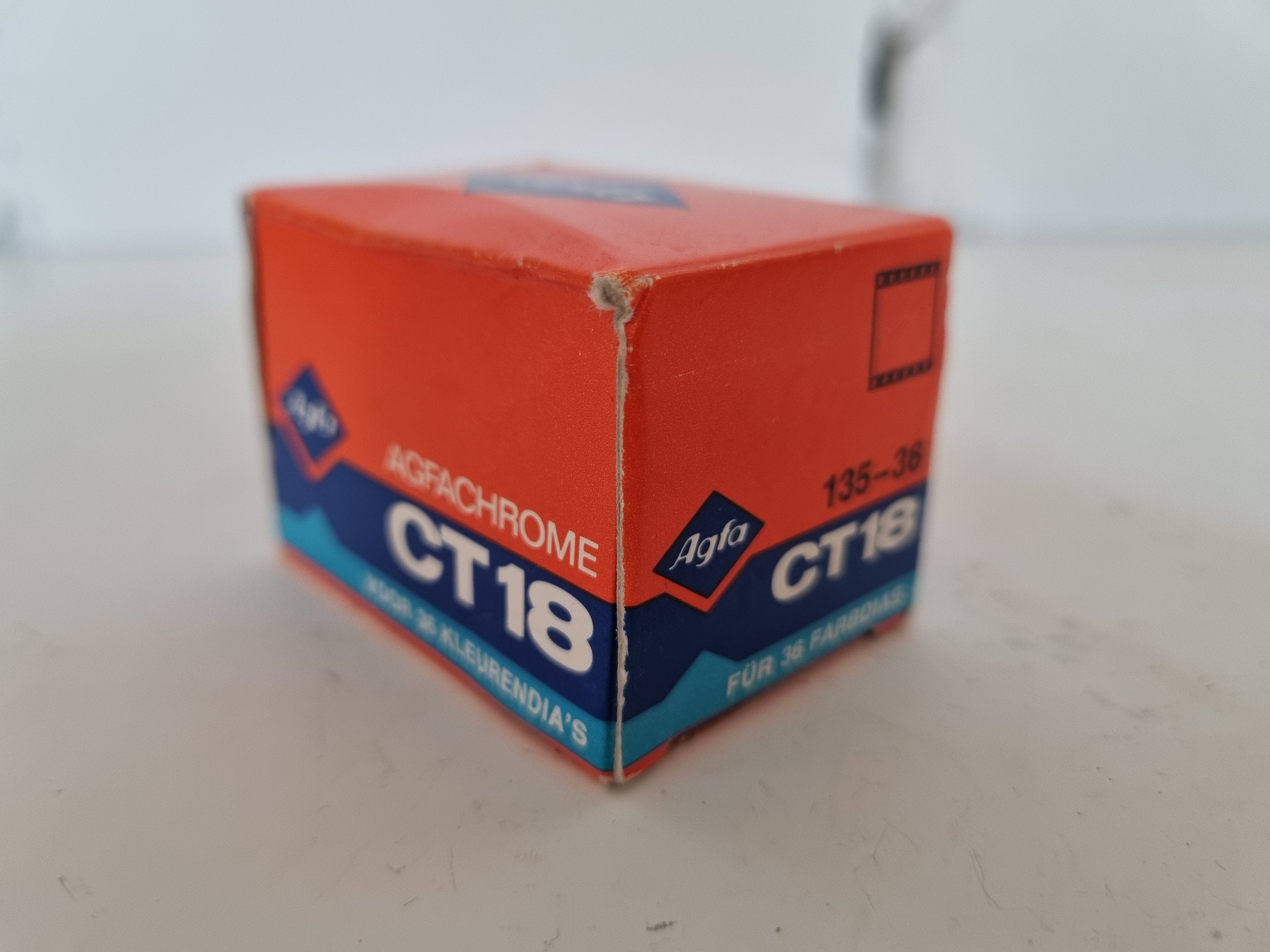 Vintage 1983 Agfa Chrome CT18 Slide Diafilm for 36 Slides, Reloadable ...