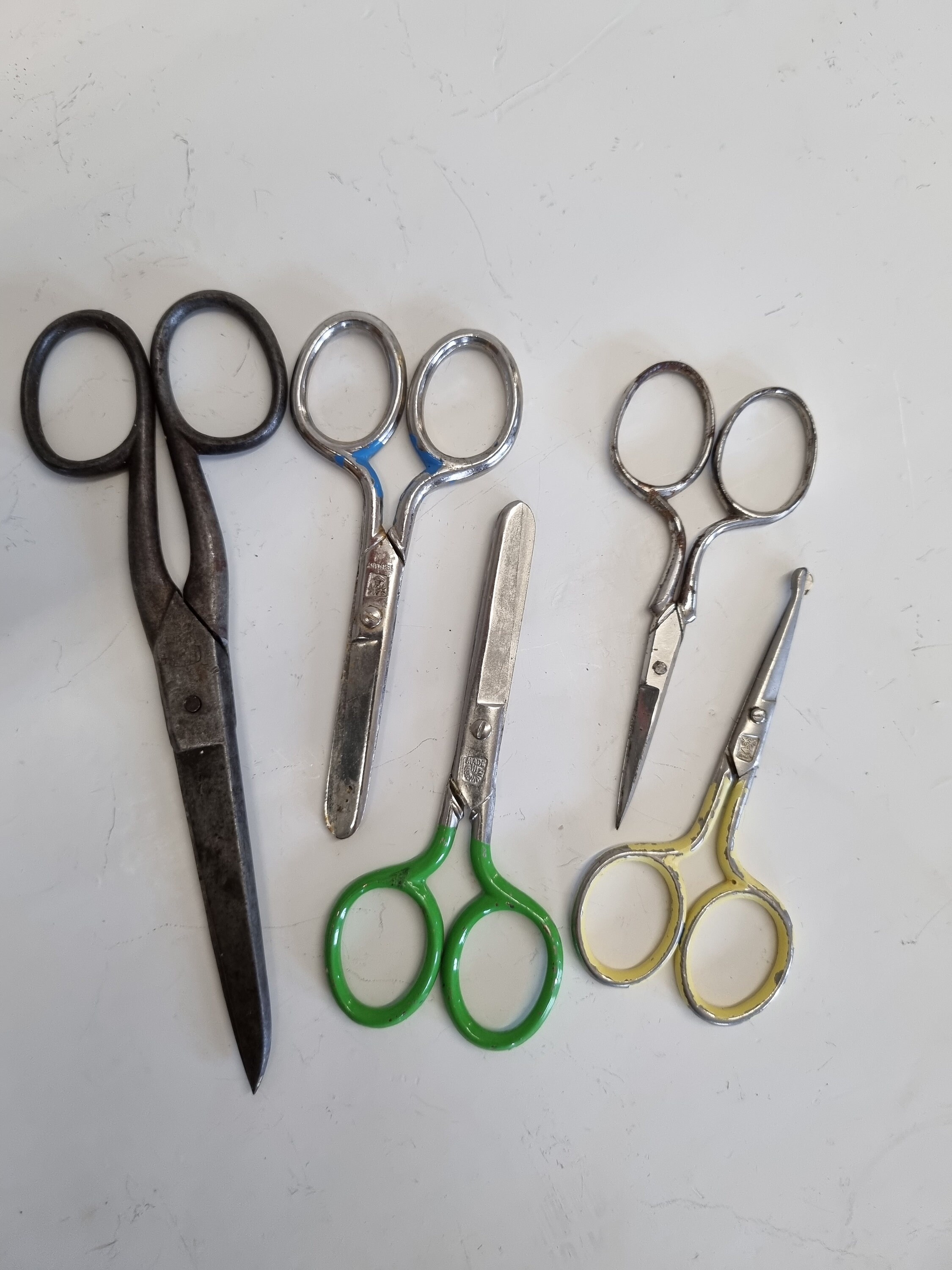 Vintage Scissor Collection, German Scissors, Working, Old Scissor ...