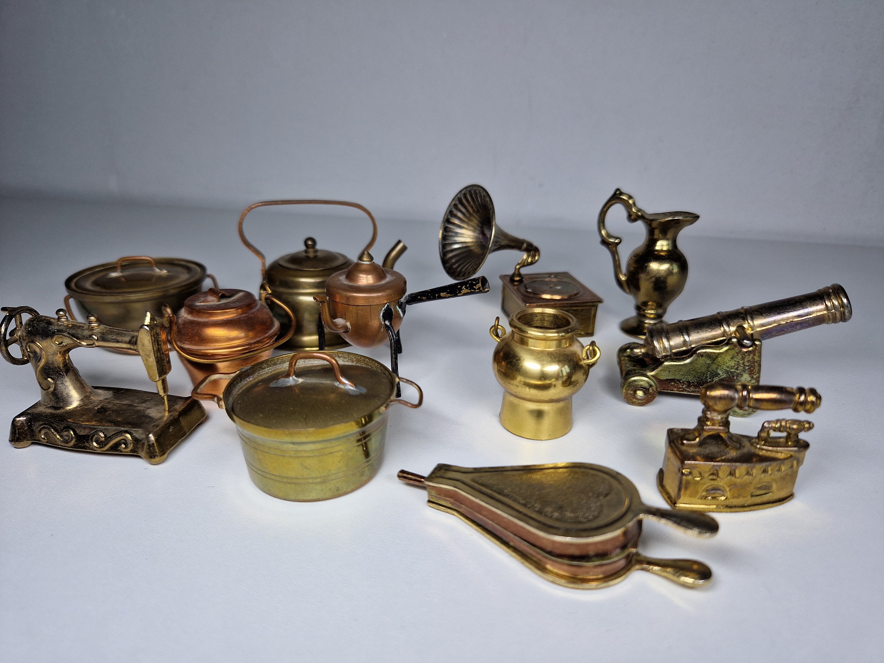 Vintage Collection of Metal Miniatures, Made in England Miniatures ...