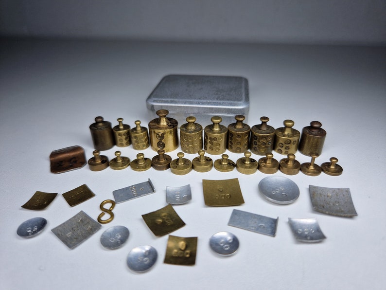 Small Scale Weights Collection, Tiny Weights for Scales, Gram, Solid ...