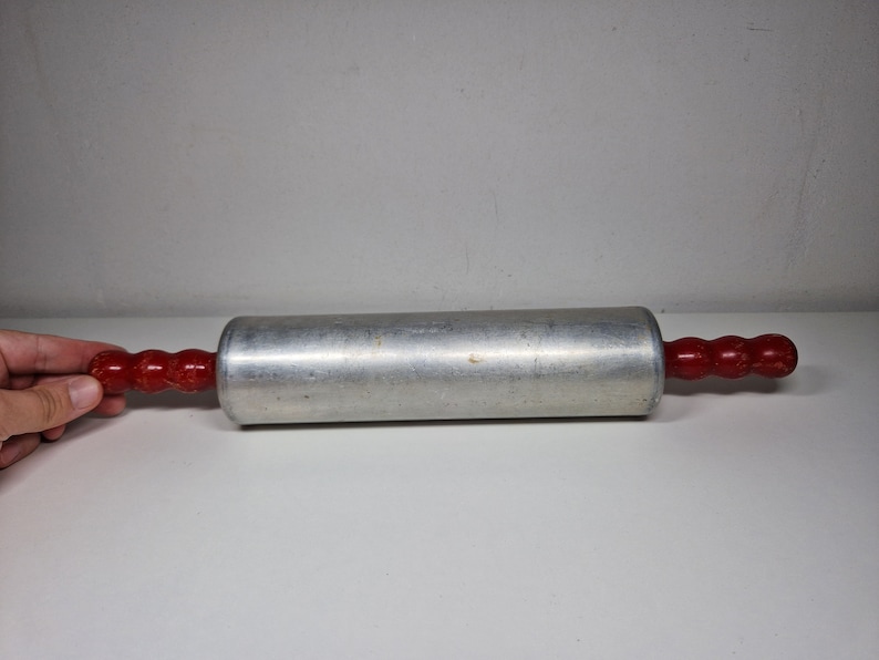 Made in Germany Vintage Dough Roller, Aluminium Metal Dough Roller ...