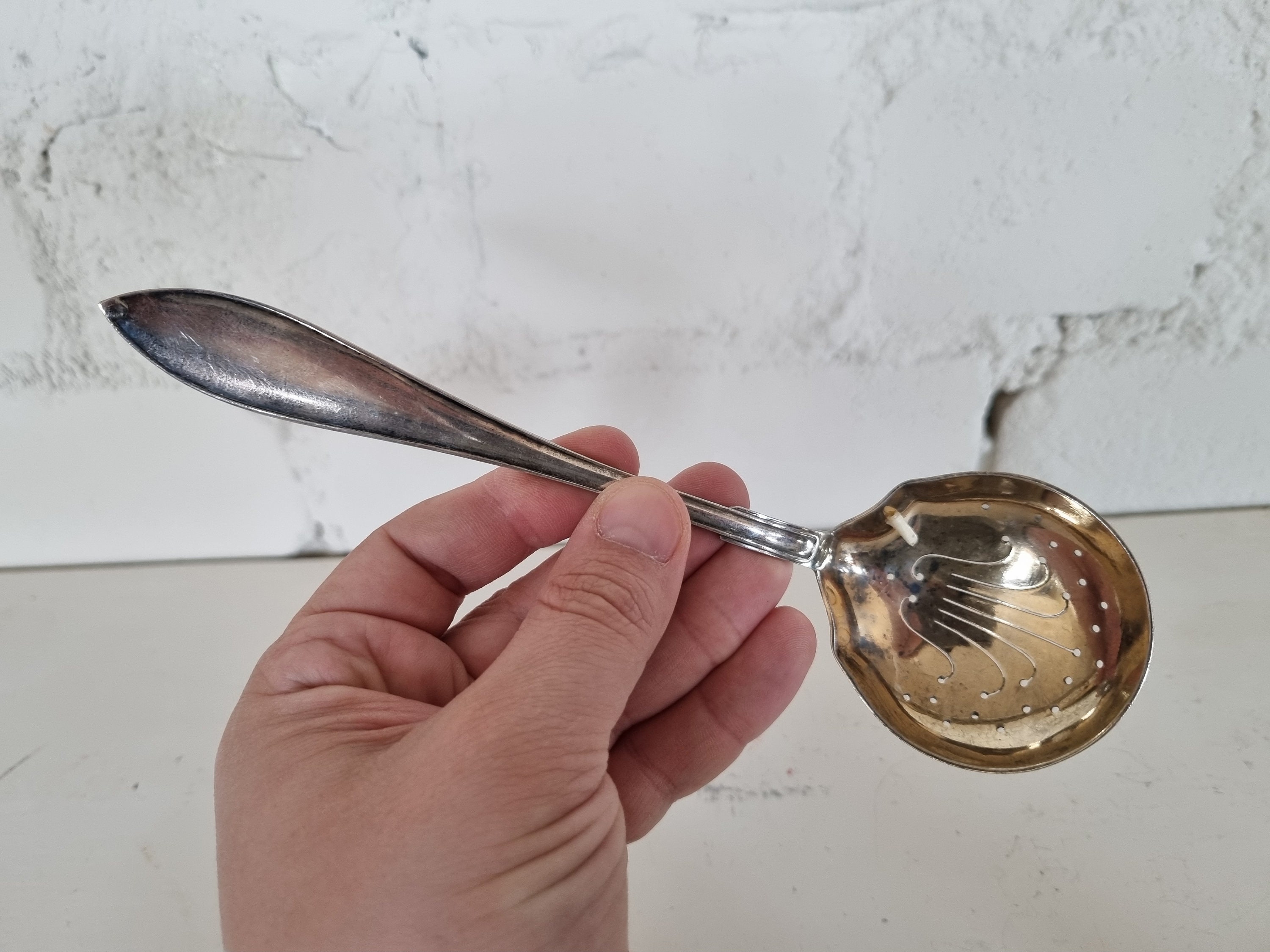Antique Tea Strainers, Silver Plated Spoons, Steeper, Swedish Tea ...