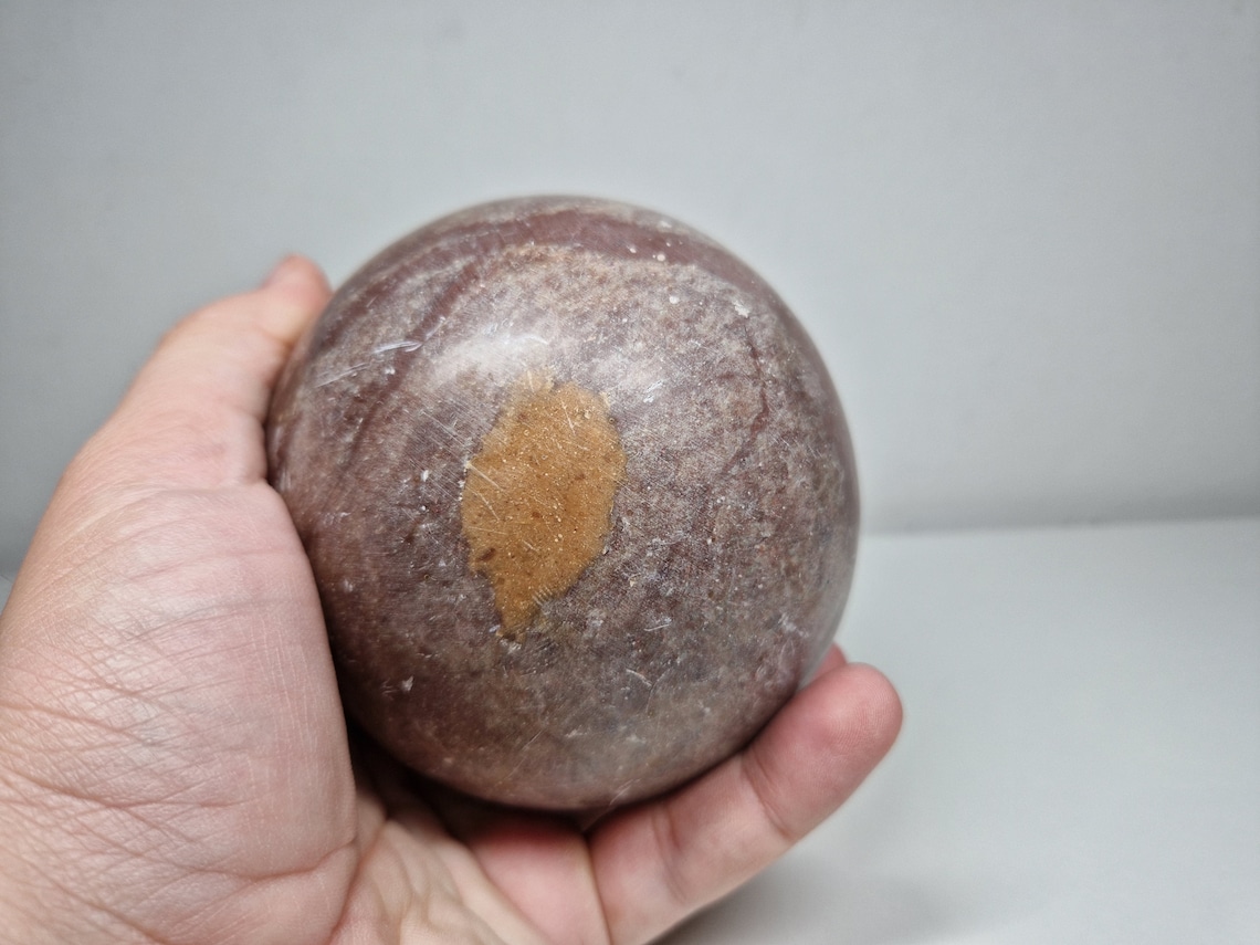 Large Marble Ball, Gemstone Ball Made of Marble, Natural Stone, Crystal ...