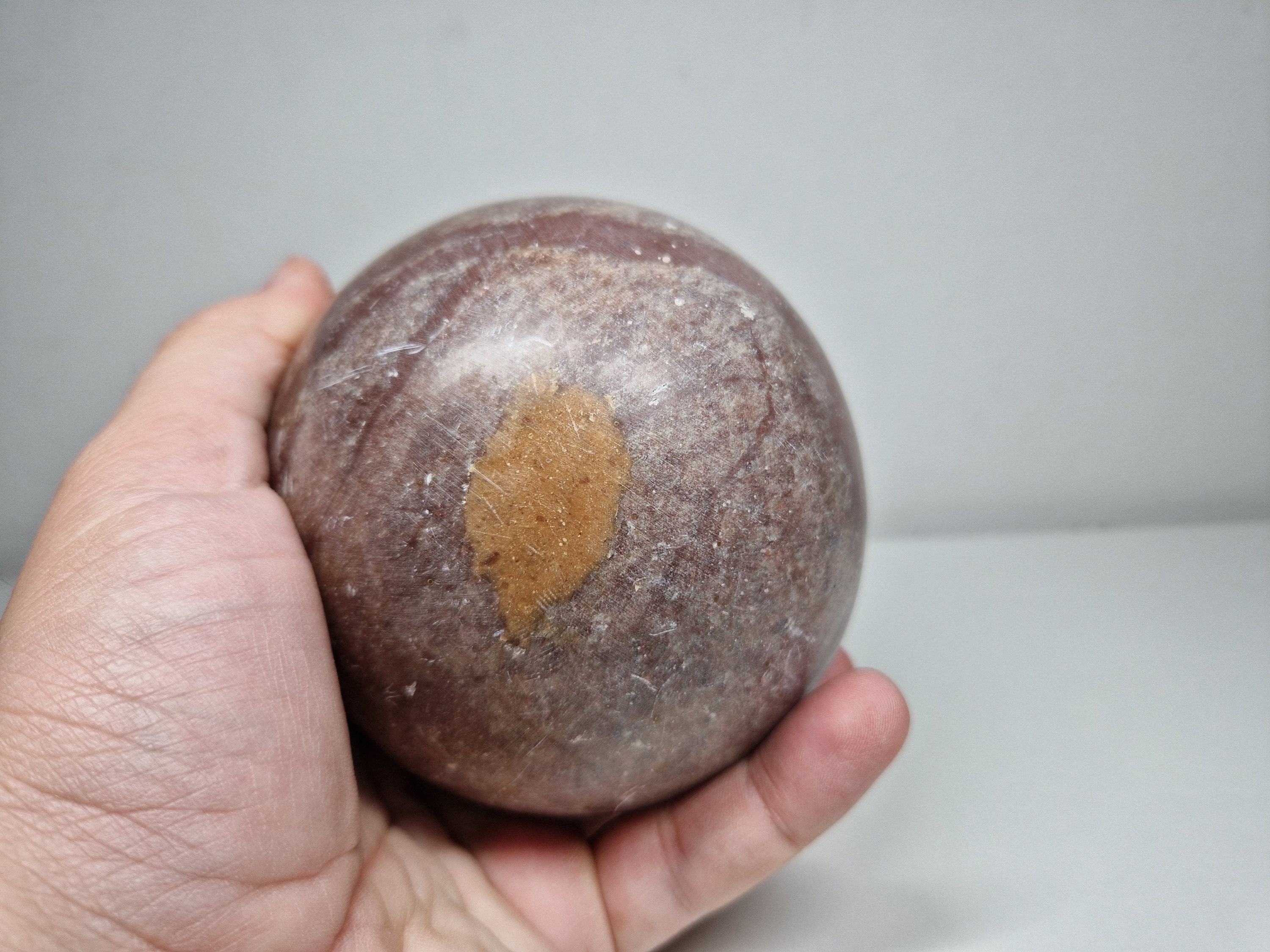 Large Marble Ball, Gemstone Ball Made of Marble, Natural Stone, Crystal ...