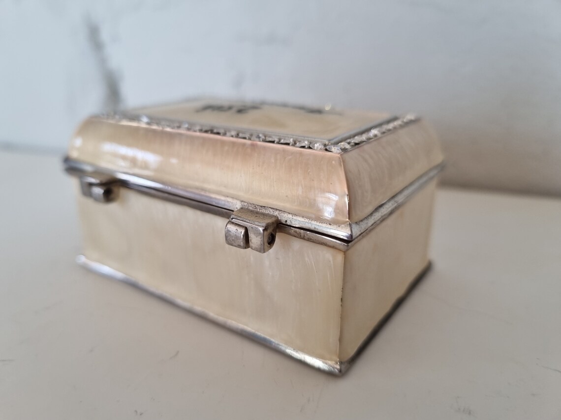 25th Anniversary Trinket Box Gift Box With Hinged Lid - Etsy