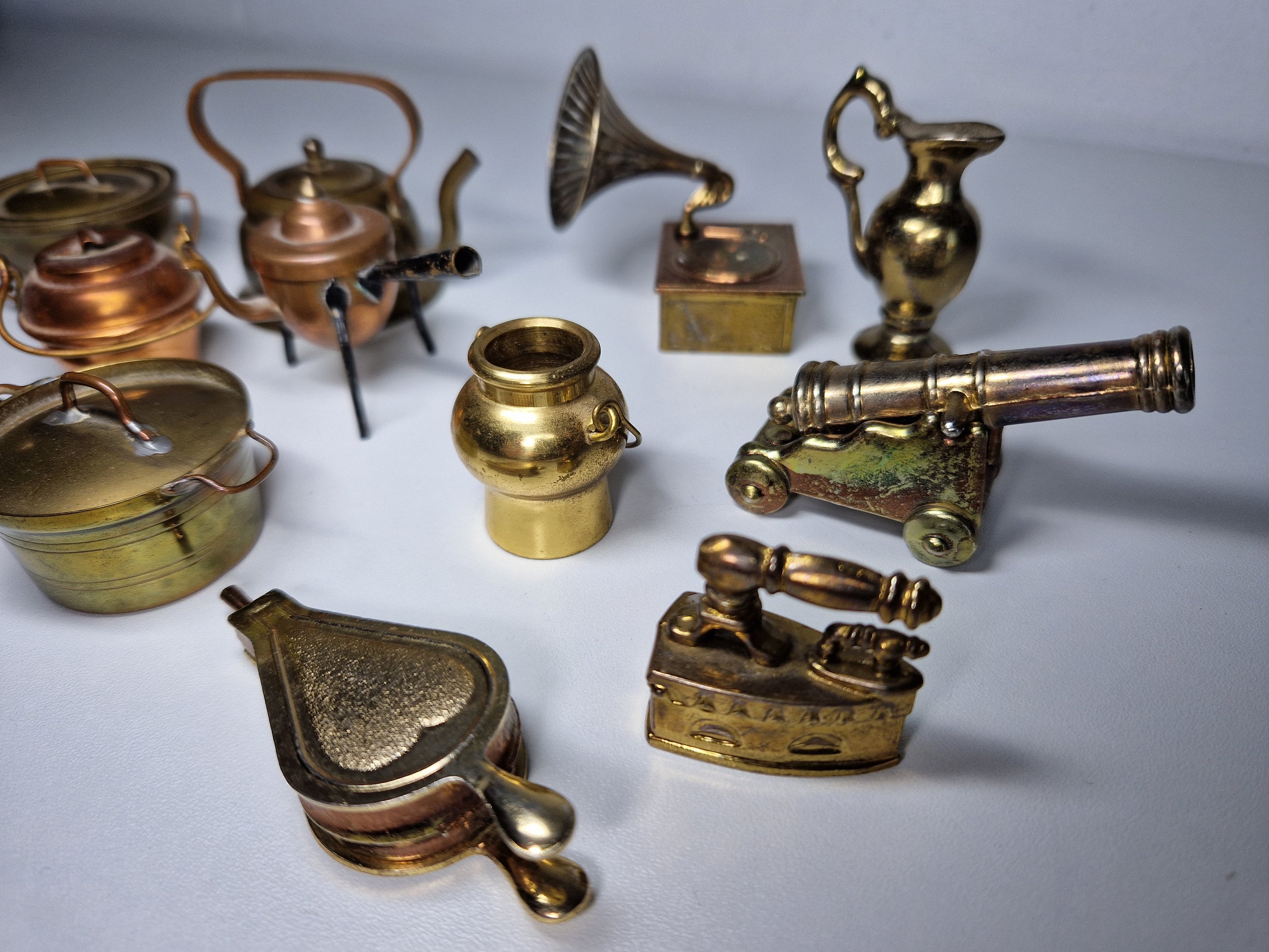 Vintage Collection of Metal Miniatures, Made in England Miniatures ...