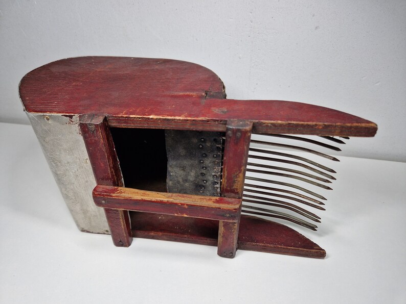 Large Antique Wooden Berry Picker Comb Rustic Country Garden - Etsy