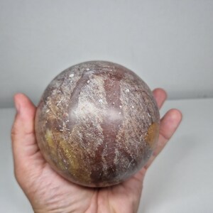 Large Marble Ball, Gemstone Ball Made of Marble, Natural Stone, Crystal ...