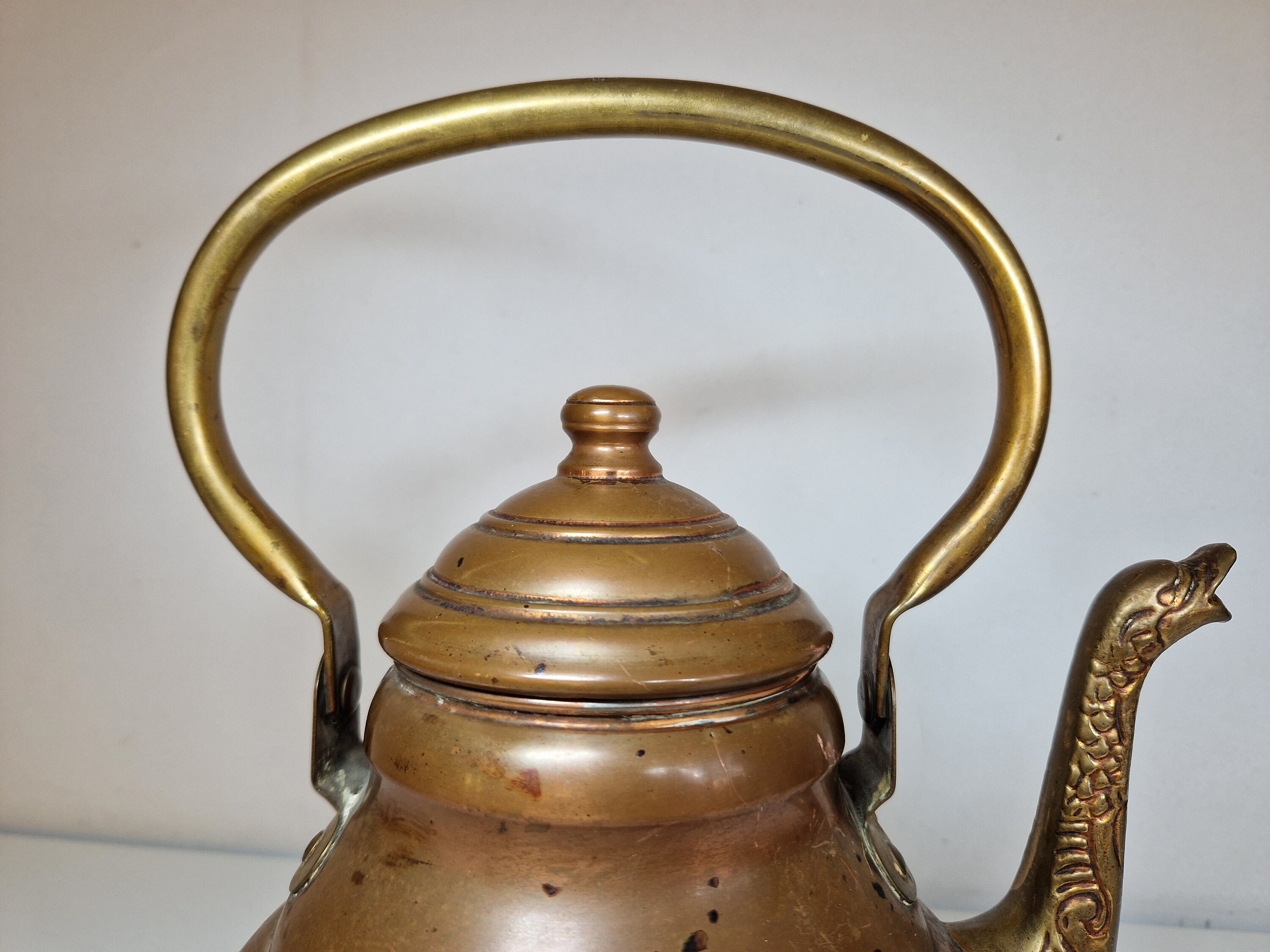 Copper Tea Kettle Vintage, Vintage Copper Kettle, Belgium Teapot ...
