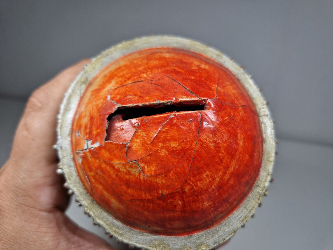 Antique Piggy Bank Paper Mache Unique Pigg Bank in Latvian - Etsy