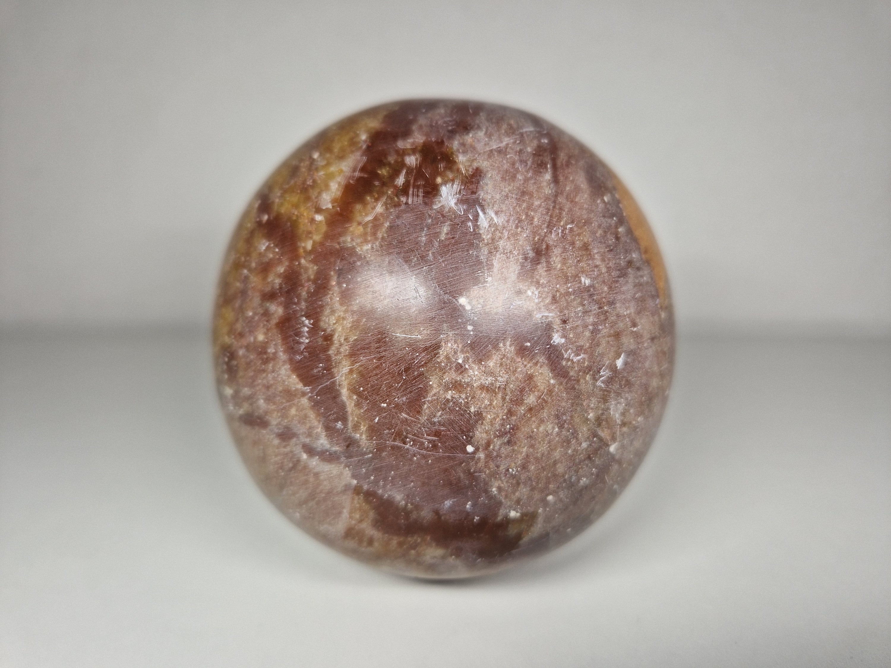 Large Marble Ball, Gemstone Ball Made of Marble, Natural Stone, Crystal ...