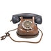 RTT 56B Copper Rotary Dial Table Vintage Desk Telephone, Old With ...