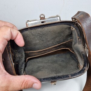 Antique Train Conductor's Bag, Rare and Collectable Leather Bag, Made ...