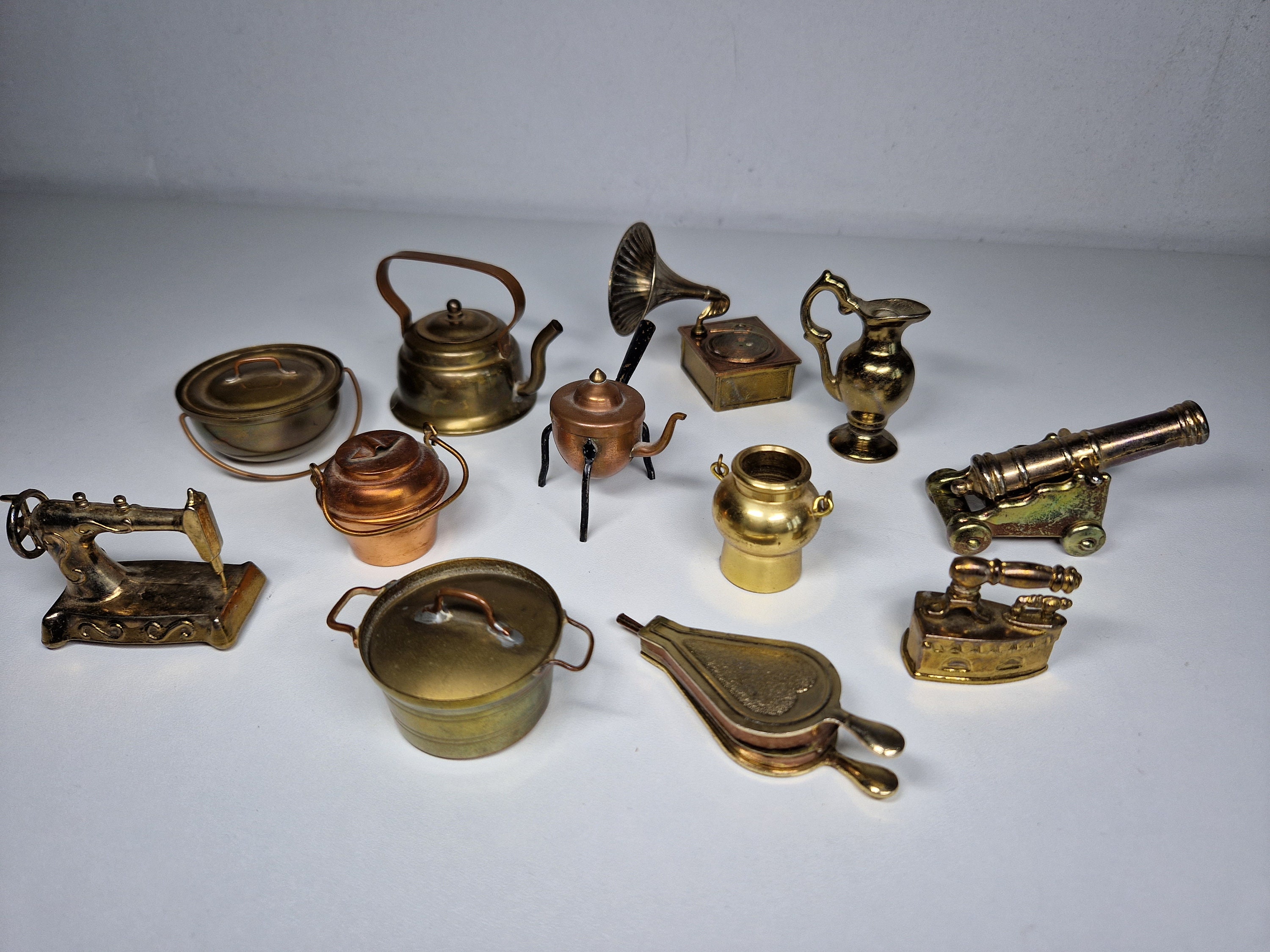Vintage Collection of Metal Miniatures, Made in England Miniatures ...