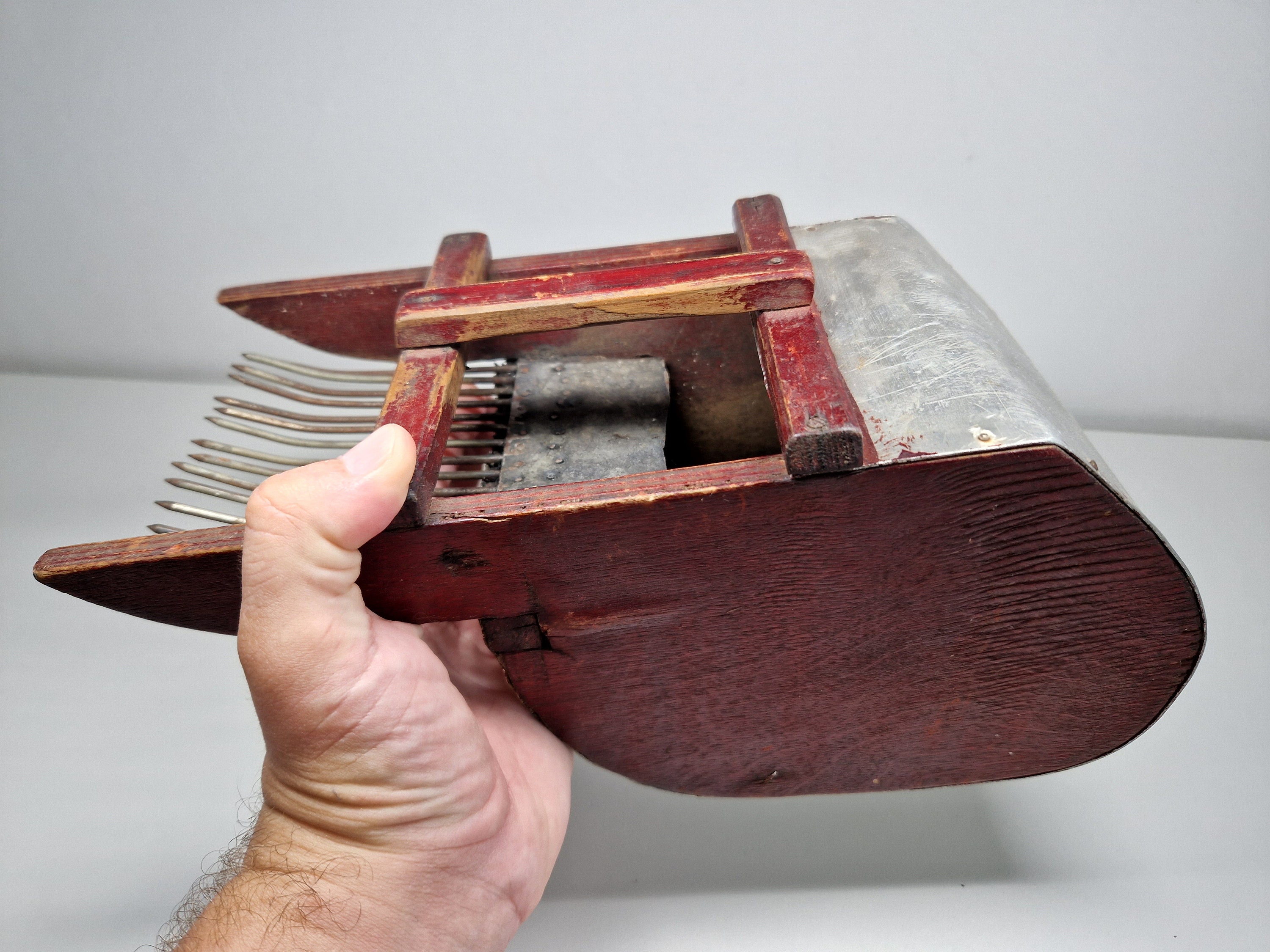 Large Antique Wooden Berry Picker Comb Rustic Country Garden - Etsy