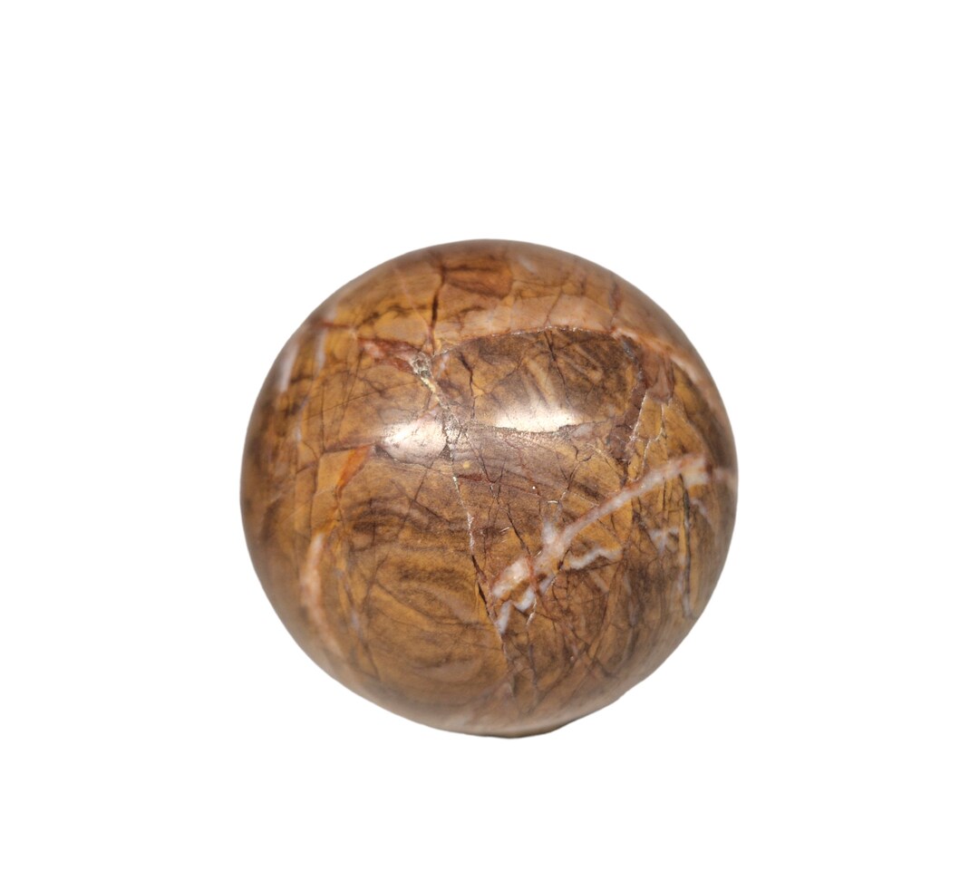 Large Marble Ball, Gemstone Ball Made of Marble, Natural Stone, Crystal ...