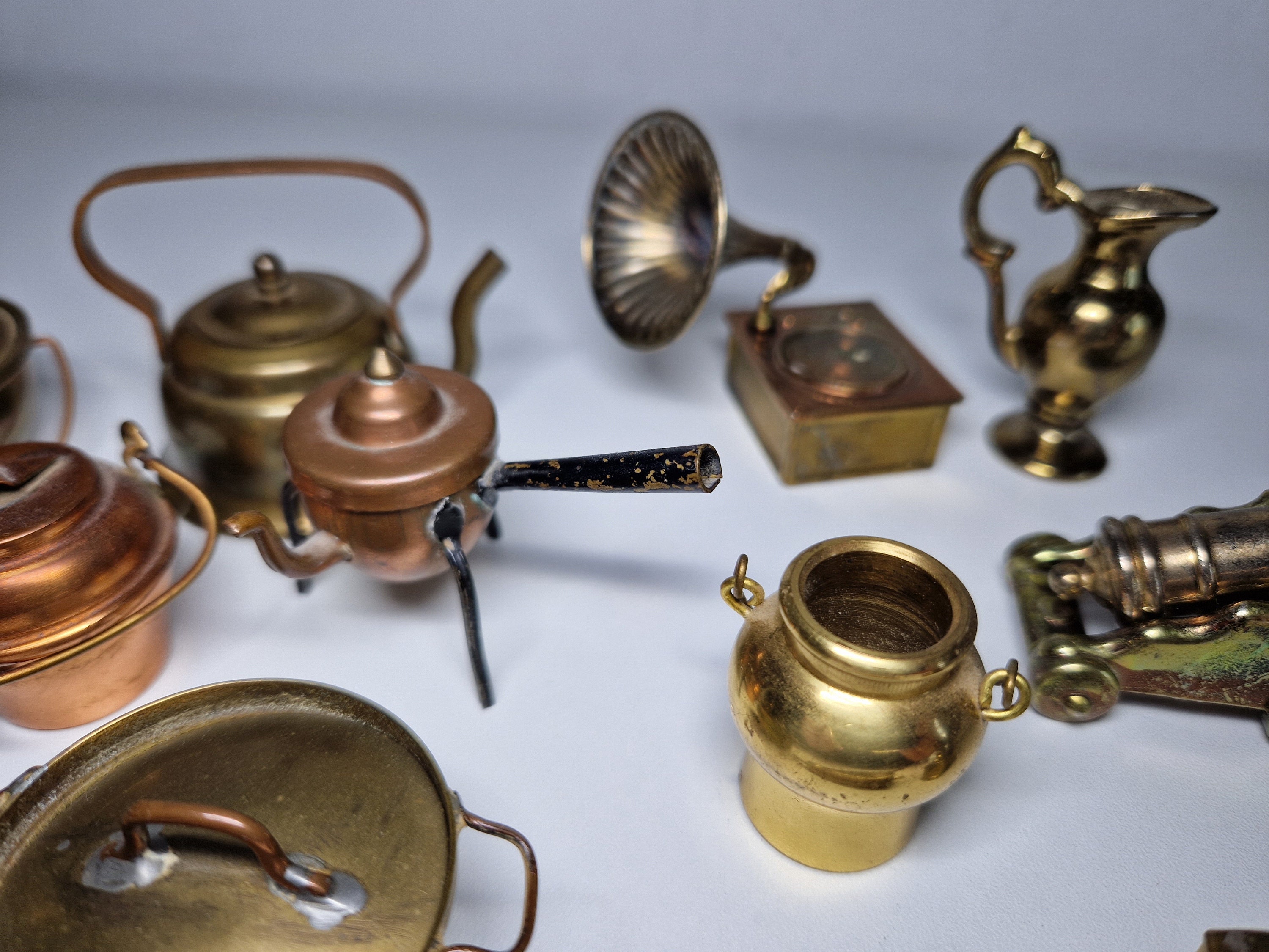 Vintage Collection of Metal Miniatures, Made in England Miniatures ...