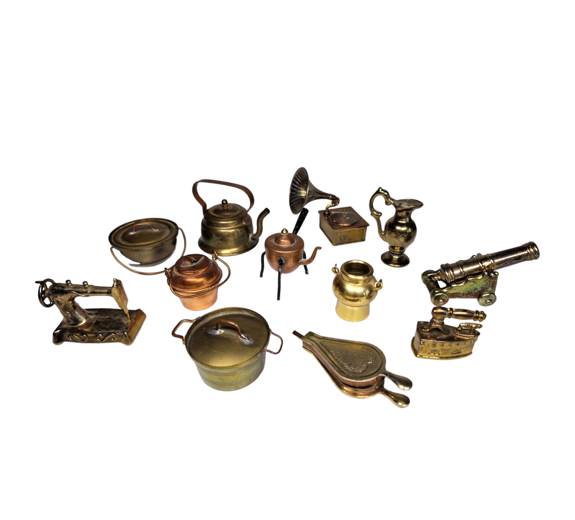 Vintage Collection of Metal Miniatures, Made in England Miniatures ...