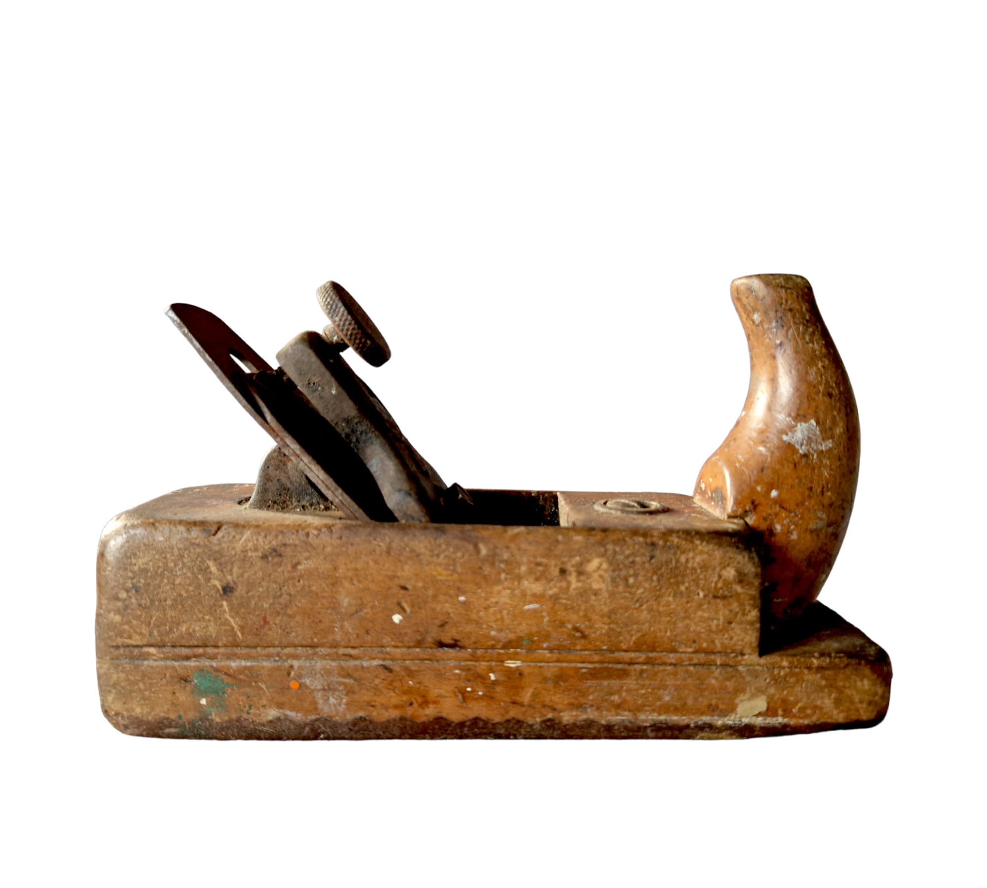 Antique Planer - rare and unusual hand made wood and steel plane ...