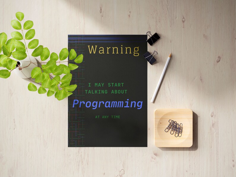 Programming Sign Printable, Programming Sign, Funny Programming Sign ...