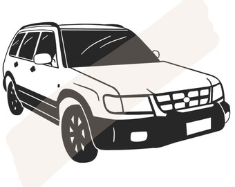 Subaru Forester Svg | Etsy