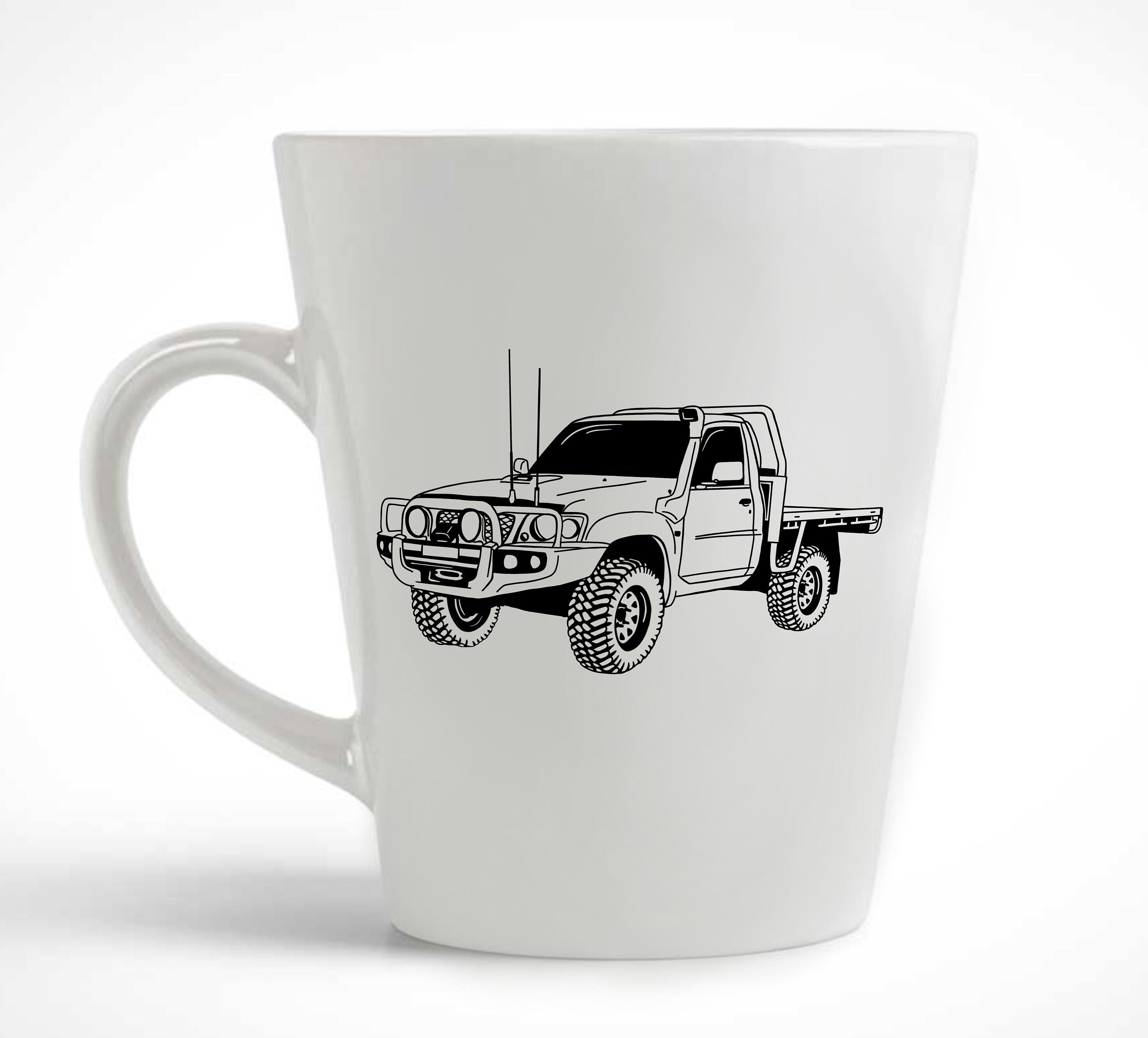 Nissan Patrol Ute Illustration PNG & JPEG Digital Download, 4x4 Clipart ...