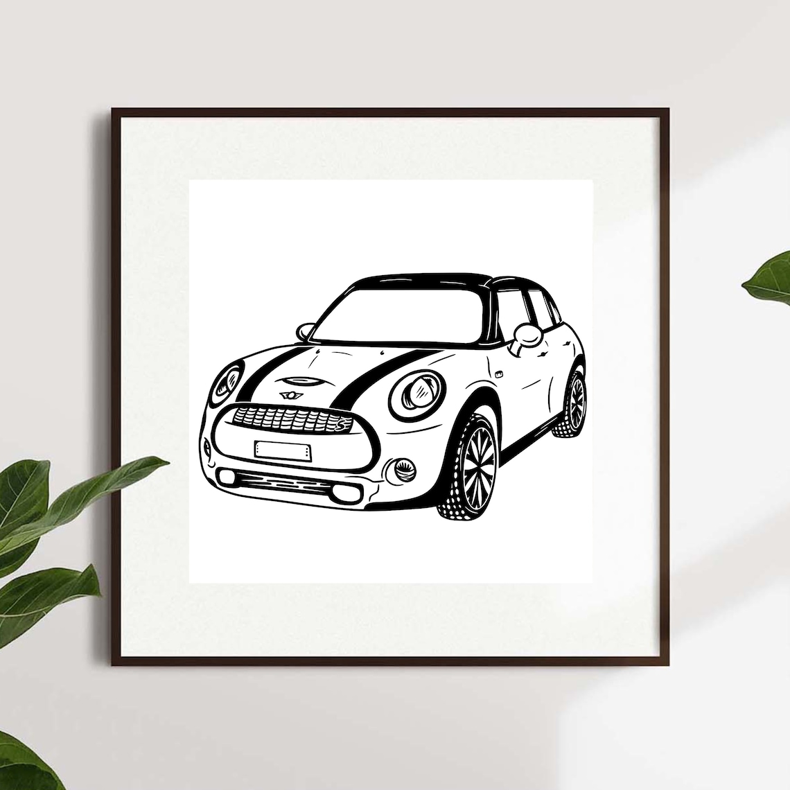 Mini Cooper Clip Art | Digital Download Vehicle Illustration ...