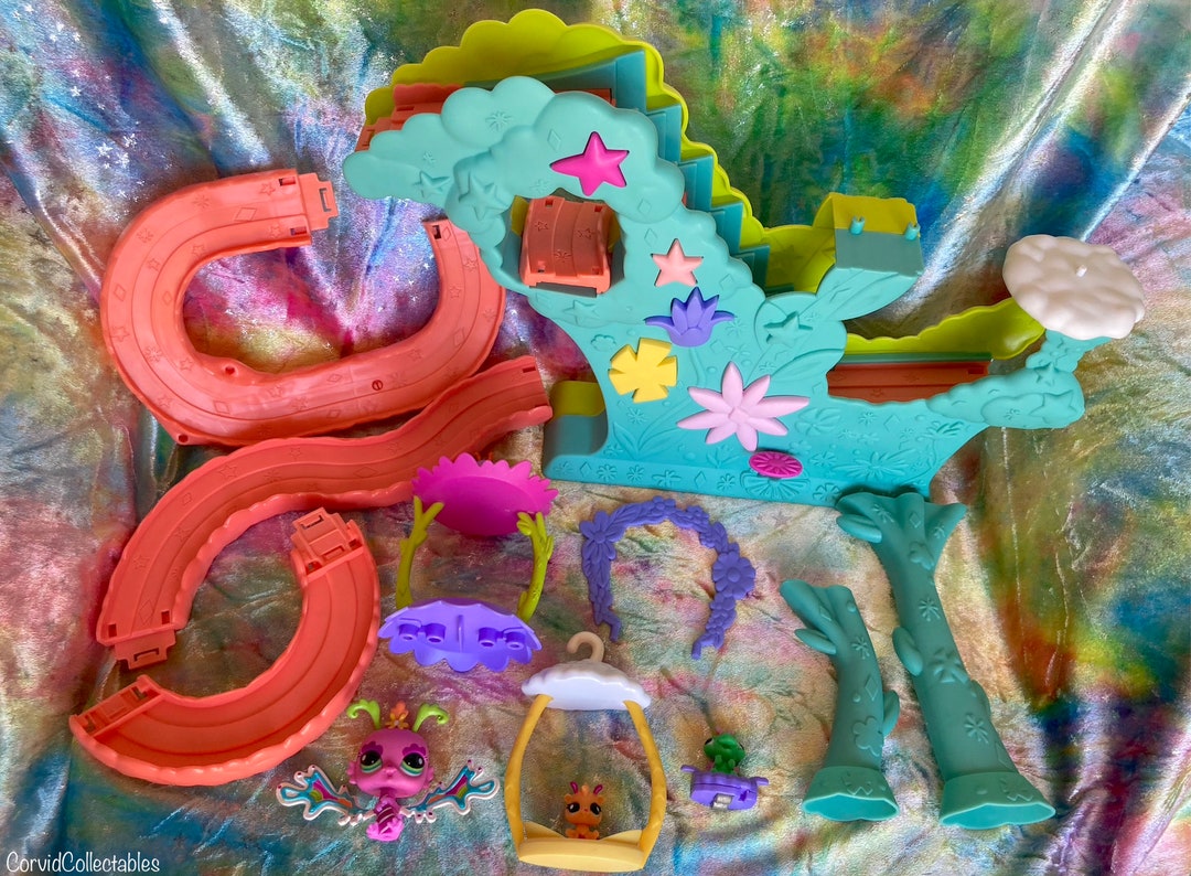 LPS Littlest Pet Shop Fairy Fun Rollercoaster Playset With Figures ...